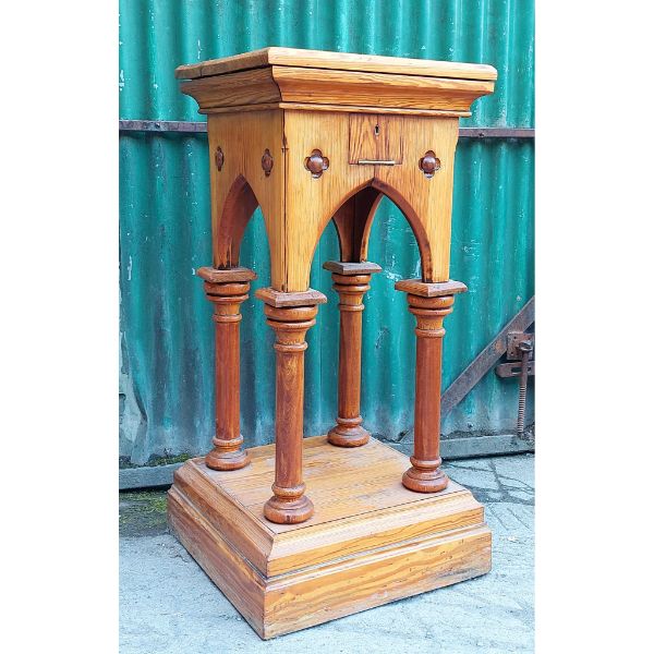 Pitch Pine Plinth-KAS88 - Kilkenny Architectural Salvage & Antiques